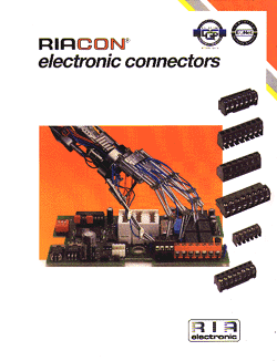Ria Electronic, terminal strips, single terminals, pluggable terminals